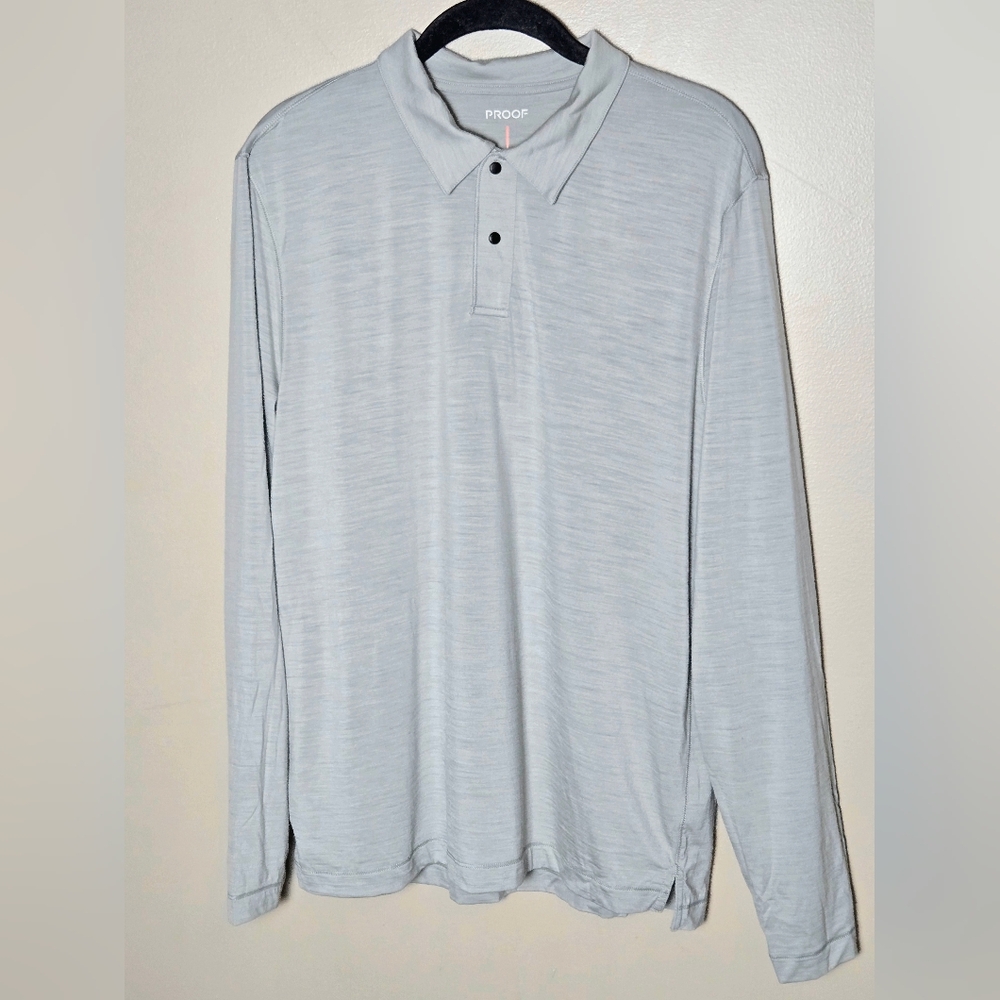 Proof 72 Hour Wool Blend Quiet Luxury Gorpcore Long S… - Gem